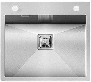 PRINCE 24 x 18 x 10 Single Bowl Handmade Kitchen Sink Tap hole 24"x18 ...