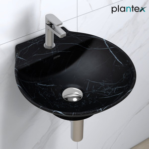 Plantex Ceramic Wash Basin for Bathroom/Bathroom Sink/Washbasin for ...