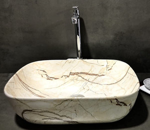 Joyo Cera Art Wash Basin Countertop, Tabletop Ceramic Bathroom Sink ...