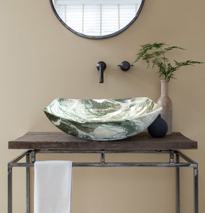 Inlet Premium Designer Ceramic Wash Basin with Waste Pipe & Coupling ...