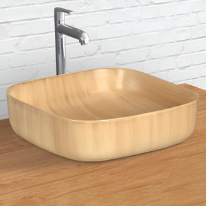 Impulse by Plantex Tabletop Ceramic Square Wash Basin/Countertop ...