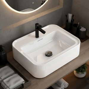 Plantex Wash Basin for Bathroom/Tabletop Washbasin Ceramic Wash Basin ...
