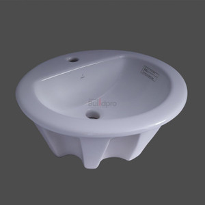 Jaquar CONTINENTAL Series WASH BASIN With Faucet Hole | P02-JAQ-CNS-WHT ...