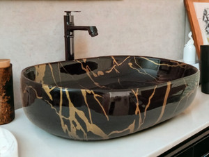 FootPrint Exim FootprintExim Oval Shape Table Top With Waste Coupling ...