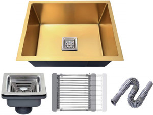 MESSINA (24"x18"x10") HANDMADE KITCHEN SINK SOUND PROOF STAINLESS STELL ...