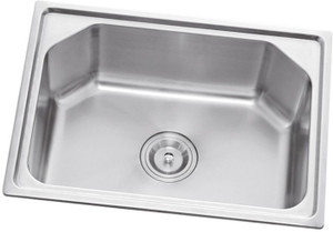 Aarvik 24x18x10(Silver)Fully Matte Finish Machine Made Stainless Steel ...