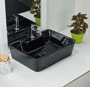 DELTA Table Top & Wall Mount Ceramic Wash Basin(25) with Waste Pipe ...