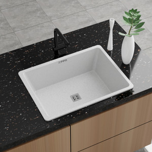 FIFO Granite Quartz Single Bowl Kitchen Sink with Waste Coupling ...