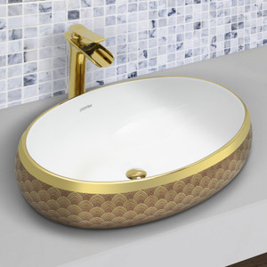 Plantex Platinum Ceramic Tabletop Wash Basin/Basin for Bathroom Ceramic ...