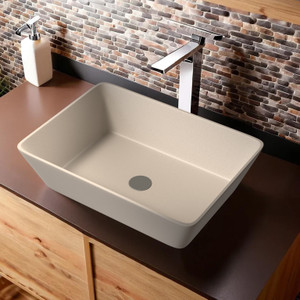 KOHLAR Luxury Quartz Wash Basin Counter top quartz basin ivory Table ...