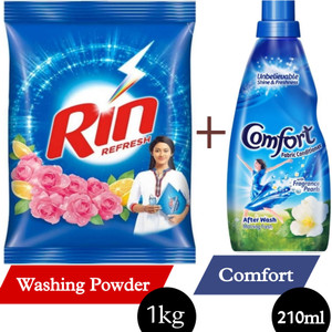 Comfort After Wash Morning Fresh Fabric Conditioner 210ml With Rin ...