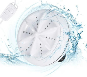 Xydrozen 3 in 1 Mini Washing Machine Portable Rotating Ultrasonic ...