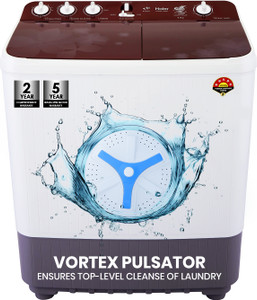 Haier 8 kg Anti Bacterial Vortex Pulsator, 1300 RPM, Softfall ...