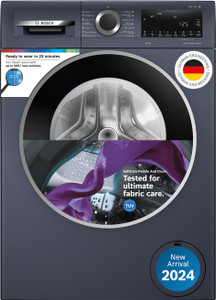 BOSCH 10 kg Fully Automatic Front Load Washing Machine Black, Grey ...