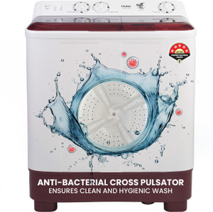 Haier 7 kg Anti Bacterial Vortex Pulsator, 1300 RPM, Spray Function ...