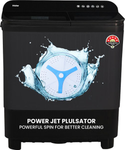 Haier 10 kg Toughened Glass, Anti Bacterial Vortex Pulsator, 1300 RPM ...