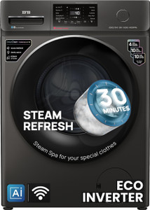 IFB 9 kg 5 Star with Steam Refresh program, 9 Swirl Wash, Eco Inverter ...