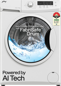 Godrej 7 kg AI Powered, FabriSafe Drum, Eco Wash Fully Automatic Front ...