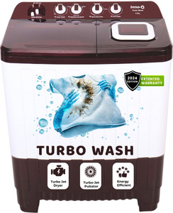 InnoQ 9.5 kg | Turbo Wash | Buzzer | Wheels | Turbo Jet Dryer | Magic ...
