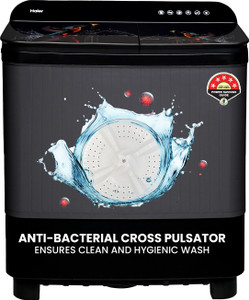 Haier 9 kg Toughened Glass with Digital Kingfisher Print, Anti ...