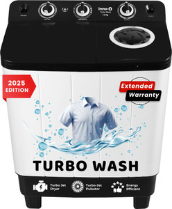 InnoQ 7 kg | Turbo Wash | Buzzer | Wheels | Turbo Jet Dryer | Magic ...