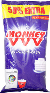 Monkey 555 Wonder Wash Detergent Powder Price in India - Buy Monkey 555 ...