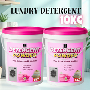 ZIVANTIX Detergent Powder 10 KG Color Safe Soft Touch Detergent Powder ...