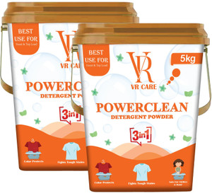 vr care PowerClean Detergent Powder - 10 Kg | Top Load And Deep ...
