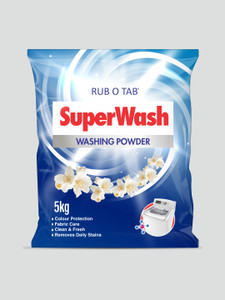 Rub O Tab Super Wash Washing Powder 5 Kg Detergent Powder Price in ...