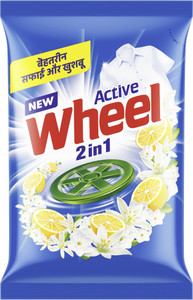 Wheel Active 2 in 1 Blue Detergent Powder Price in India - Buy Wheel ...