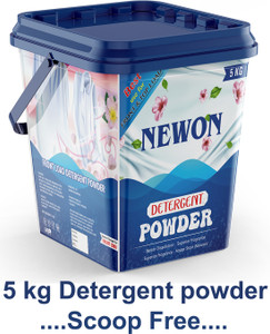 NEWON Double Power Detergent Powder - 5 Kg | Top Load & Front Load ...