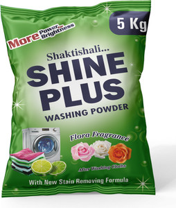 SHAKTISHALI Shine Plus Detergent Powder, Washing Powder With Lemon To ...