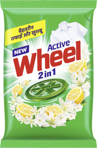 Wheel Active 2 in 1 Green Detergent Powder Price in India - Buy Wheel ...