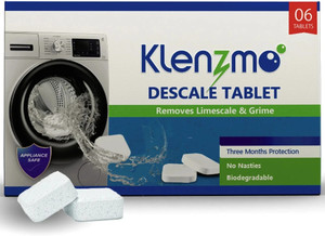 Klenzmo Washing Machine Descale (6 count) Tablet for Top & Front Load ...