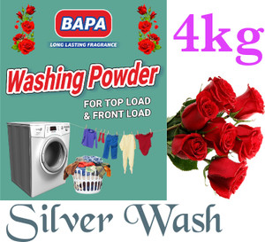 BAPA Silver wash (UF) Detergent Powder 4 kg Price in India - Buy BAPA ...