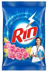 Rin Lemon Refresh (Pack of 09) Detergent Powder 1kg (Natural) Detergent ...