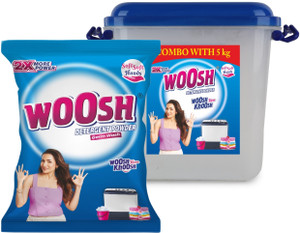 Woosh Detergent Powder with Container (5kg) Detergent Powder 5 kg Price ...