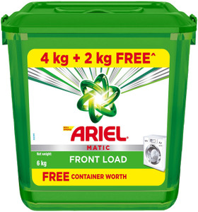 Ariel Matic Front Load Washing Powder 4 kg + 2 kg free Detergent Powder ...