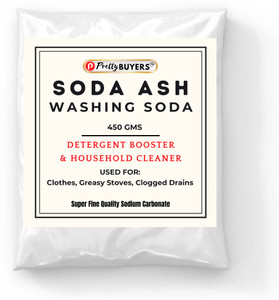 PrettyBUYERS Washing Soda Powder 450GM Laundry Booster Stain Remover ...