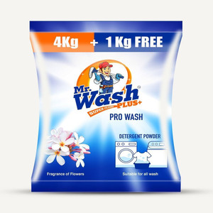 Mr wash Plus PRO WASH Detergent Powder (Floral) Price in India - Buy Mr ...