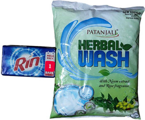vi-wash herbal wash detergent powder Detergent Powder (neem & rose ...