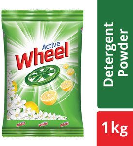 Wheel Active 2 in 1 Green Detergent Powder 1 kg Price in India - Buy ...