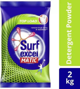s m products Matic Top Load Detergent Powder 2 kg Detergent Powder ...