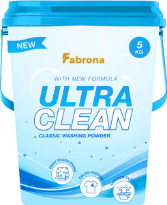 FABRONA Double Power Detergent Powder - 5 Kg | Top Load & Front Load ...