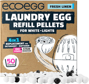 Ecoegg Laundry Egg Refill Pellets pack - 50 Wash Detergent Powder 1 g ...