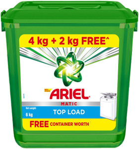 Ariel Matic Top Load Washing Powder 4 kg + 2 kg free Detergent Powder ...