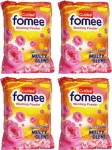 Cutee Fomee Multy Clence Washing Powder - 1kg (Pack Of 4) Detergent ...