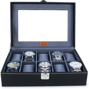LEDO Watch Box Case Organizer for Men and Women with Transparent Look ...