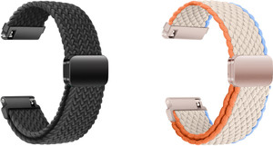 ACM Pack of 2 Strap Silicone Hook 22mm for Smartwatch 3654437 mm Fabric ...