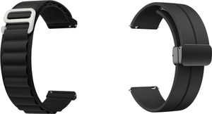 ACM Pack of 2 Strap Nylon & Silicone Clasp for Fire-Boltt Phoenix ...